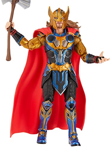 Marvel Legends Series Thor: Love and Thunder Thor Action Figure 6-inch Collectible Toy, 3 Accessories