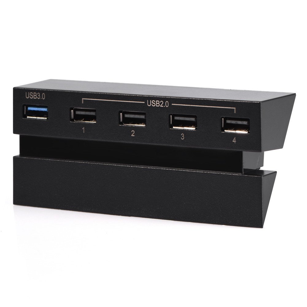 USB Hub 5-Port Portable Wear-Resisting Compatible with Game Console