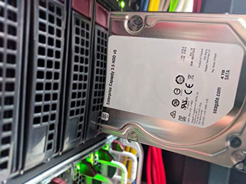 Seagate Enterprise Capacity 3.5 | ST4000NM0035 | 4TB 7.2K RPM 128MB Cache 3.5in SATA 6Gb/s | 512n | FIPS 140-2 | Enterprise Internal Hard Disk Drive (Renewed)