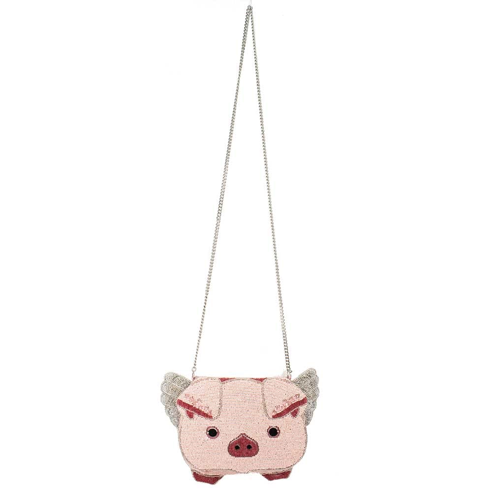 Mary Frances When Pigs Fly Crossbody Clutch