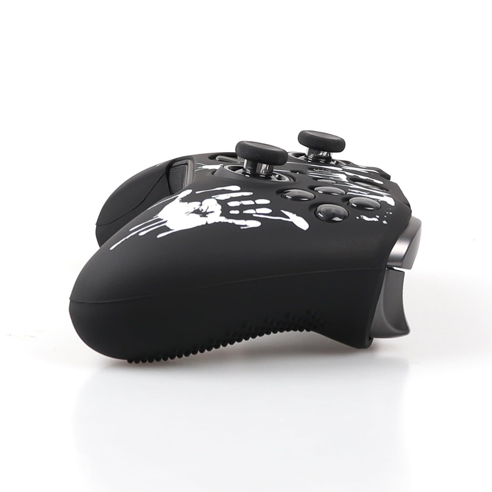 RALAN Glitter Controller Skin for Switch Pro Controller, Anti-Slip Silicone Controller Cover Protector Case