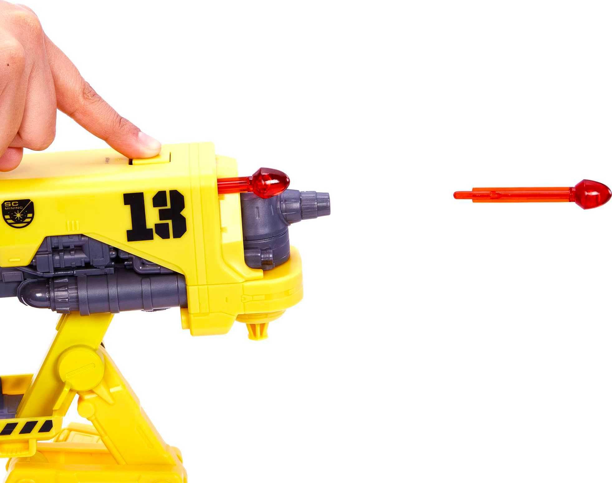 Mattel Disney and Pixar Lightyear Plasma Drill Vehicle, Expandable with Swappable Blaster & 3 Projectiles, Collectible Toy Inspired by the Movie