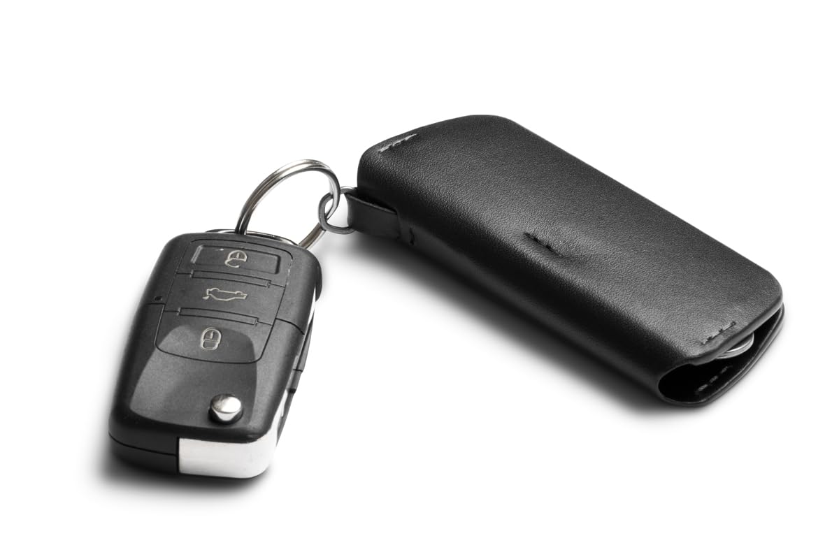 Bellroy Key Cover Plus β Third Edition (Leather Key Holder, Holds 4 β 8 Keys) - Black