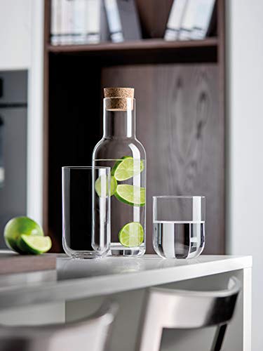 Luigi Bormioli Sublime 20 oz Beverage Glasses, 4 Count (Pack of 1), Clear