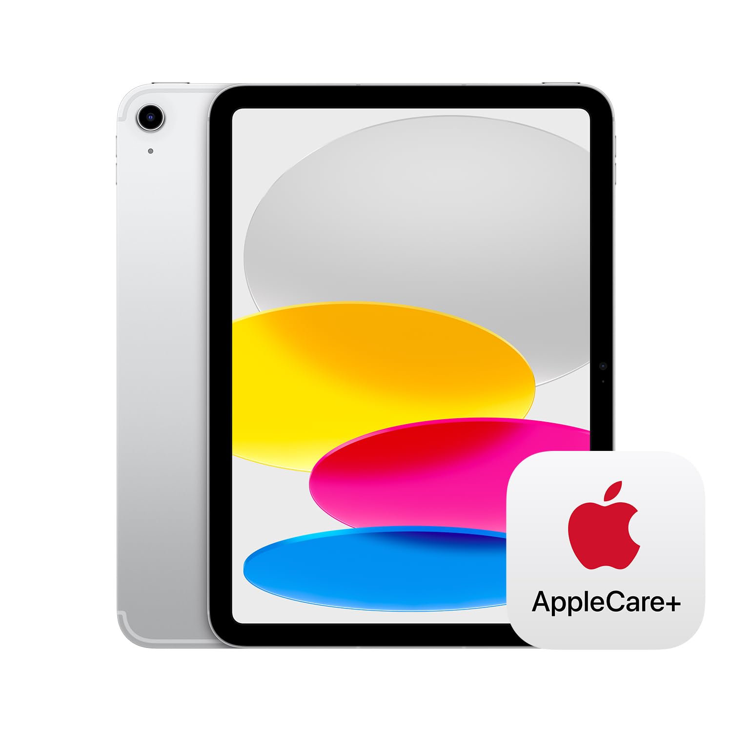 Apple iPad (10th Generation) Wi-Fi + Cellular 64GB - Silver with AppleCare+ (2 Years)