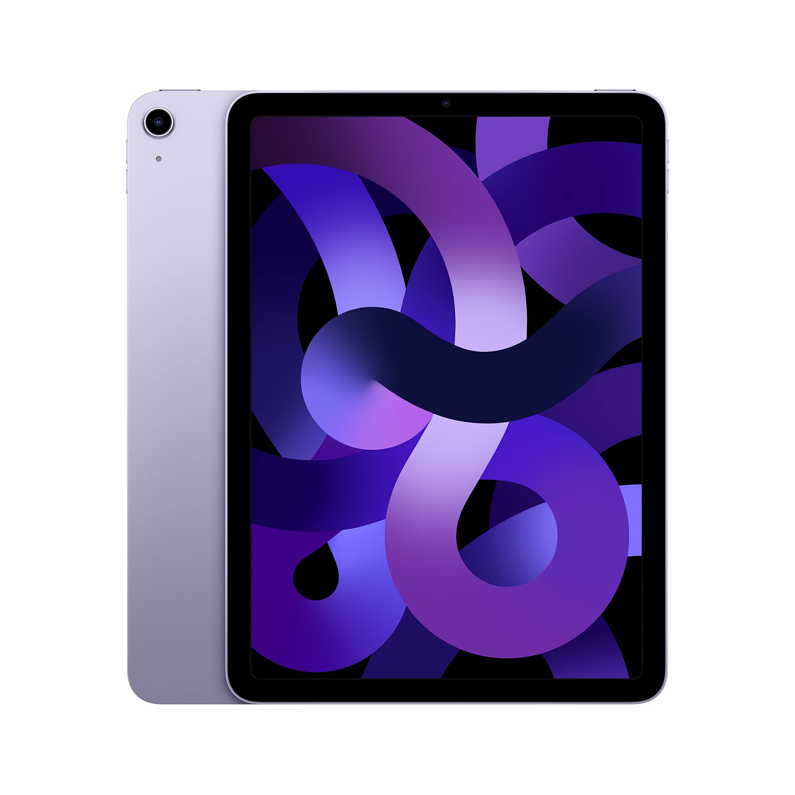 Apple iPad Air (5th generation): with M1 chip, 10.9-inch Liquid Retina display, 256GB, Wi-Fi 6, 12MP front/12MP back camera, Touch ID, all-day battery life β Purple