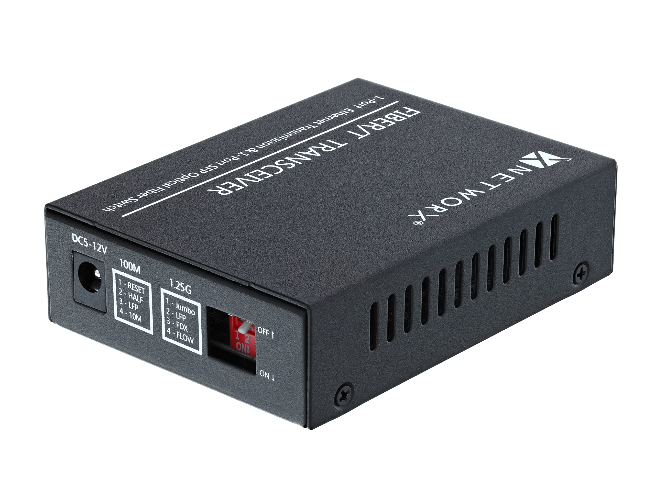 Networx® Gigabit Ethernet Fiber Media Converter - UTP to 1000Base-SX - LC Multimode, 5...