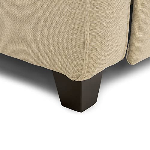 Serta Palisades Reclining Sectional with Right Storage Chaise - Beige