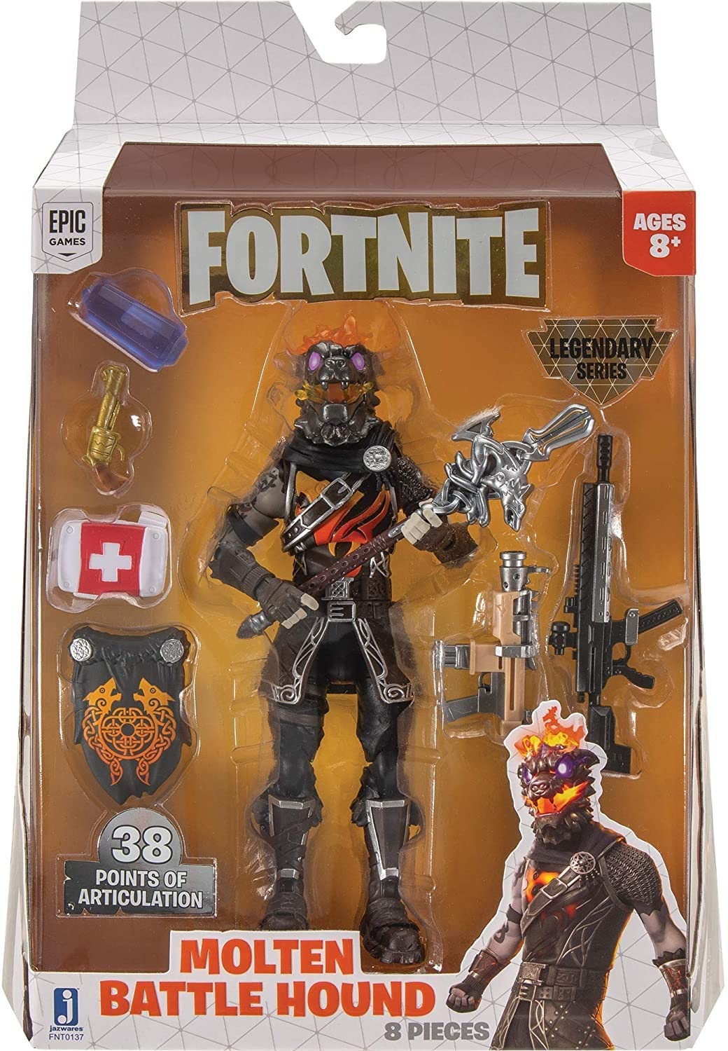FORTNITE 6" Legendary Series Figure, Molten Battle Hound