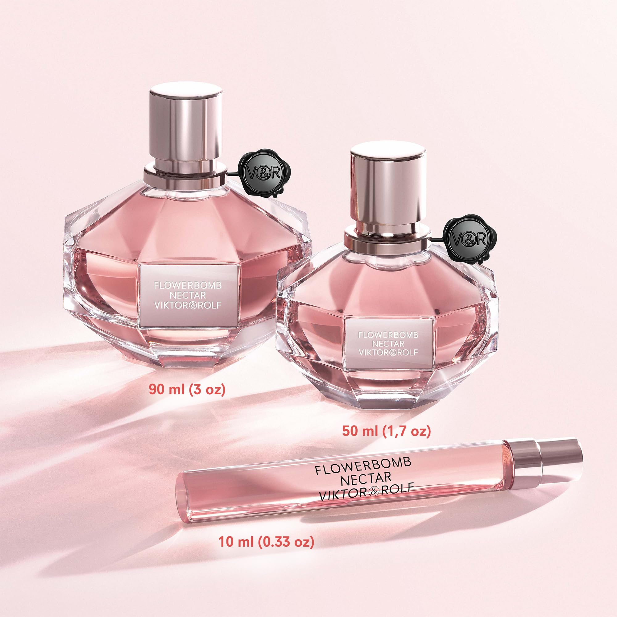 Viktor&Rolf - Flowerbomb Nectar Eau de Parfum - Women's Perfume - Floral, Spicy & Warm - With Notes of Gunpowder & Vanilla - 1.7 Fl Oz