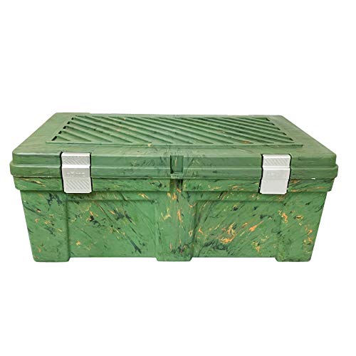 HOMZ Foot Locker Storage Container, Green Camo