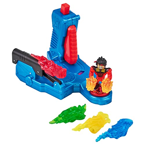 Legends of Akedo Powerstorm Mega Strike Controller with Elemental Punch Action |Turbo Chux Action Figure | Amazon Exclusive