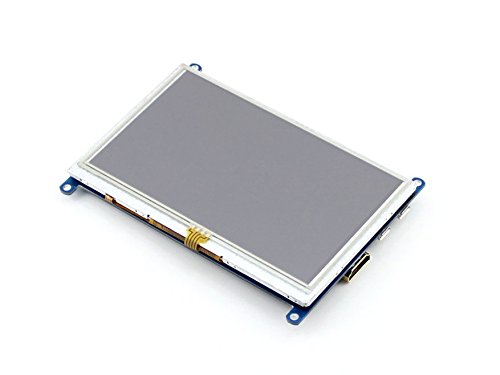 Waveshare 5inch TFT Resistive Touch Screen Display Module HDMI Interface for Rapsberry Pi 5/4/ A/A+/B/B+/2 B/3 B & Banana pi & Beaglebone Black Provide Images Supports Various System
