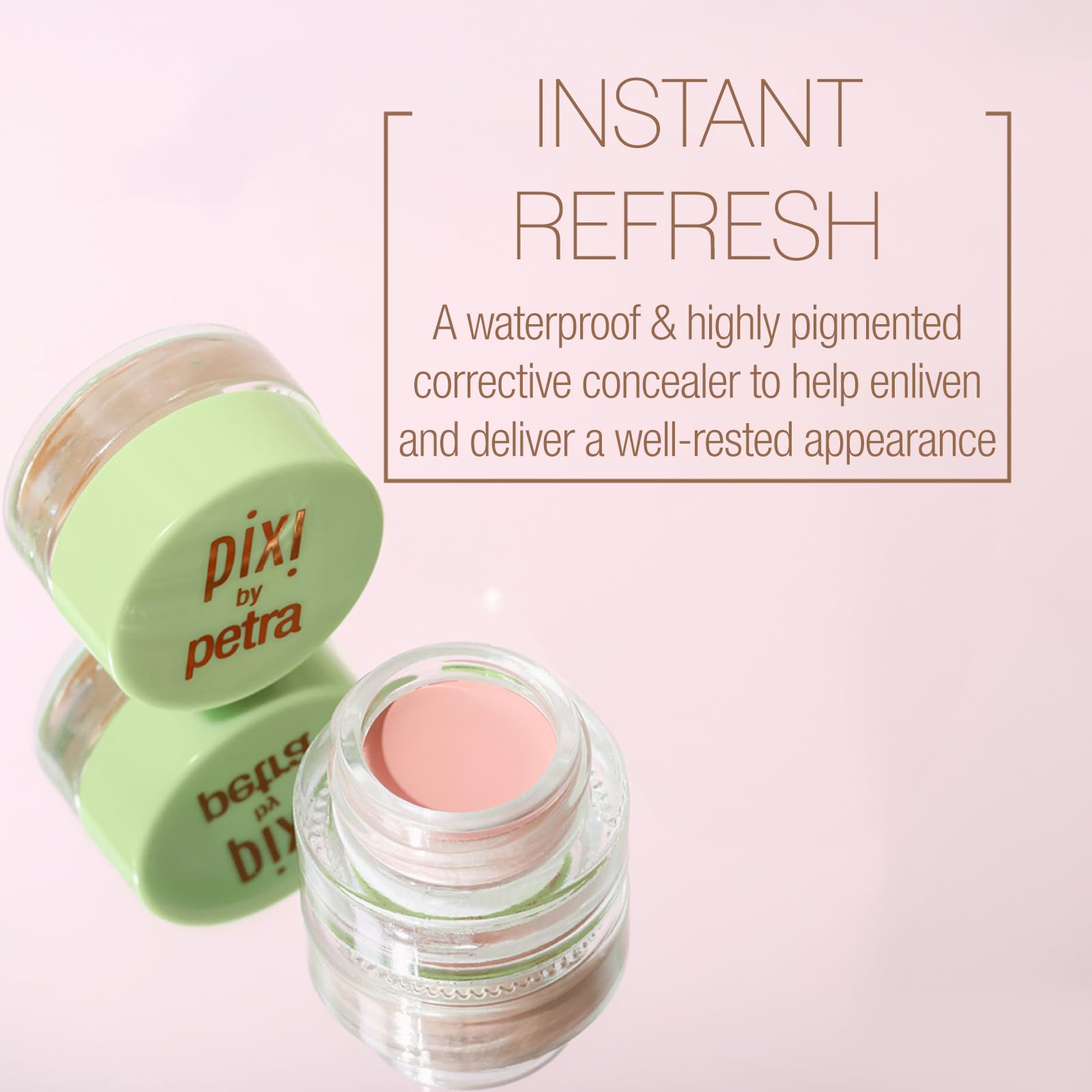 Pixi Correction Concentrate - Brightening Peach | Under Eye Colour Corrector | Illuminating Concealer For Under Eyes | 0.1 Fl Oz