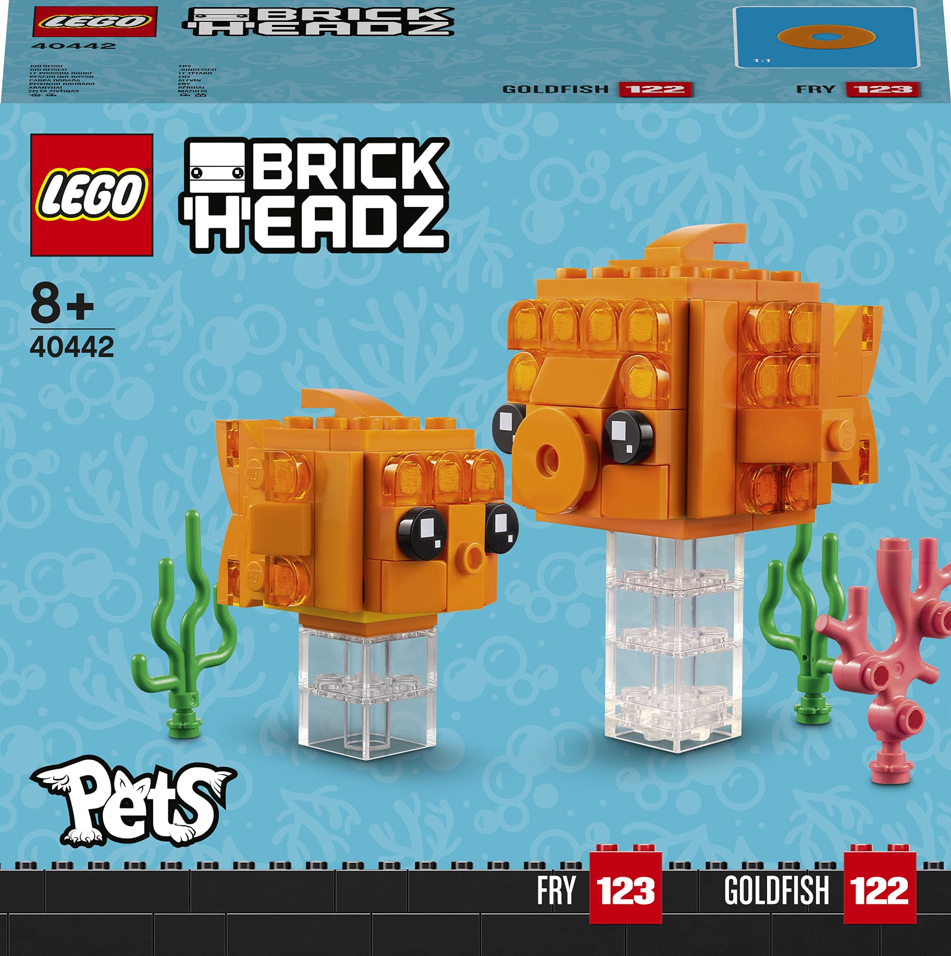 LEGO BrickHeadz 40442 Pets Goldfish