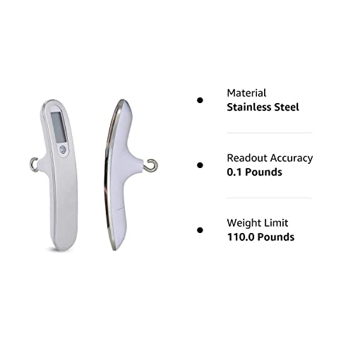 Archery Bow Scale for Draw Weight Peak Weight Hold Weight 110lb/50kg Multifunction Portable Digital Scale with Units g/oz/kg/lb Handheld Scale Recurve/ Compound Bow Tune Scale, ocs14