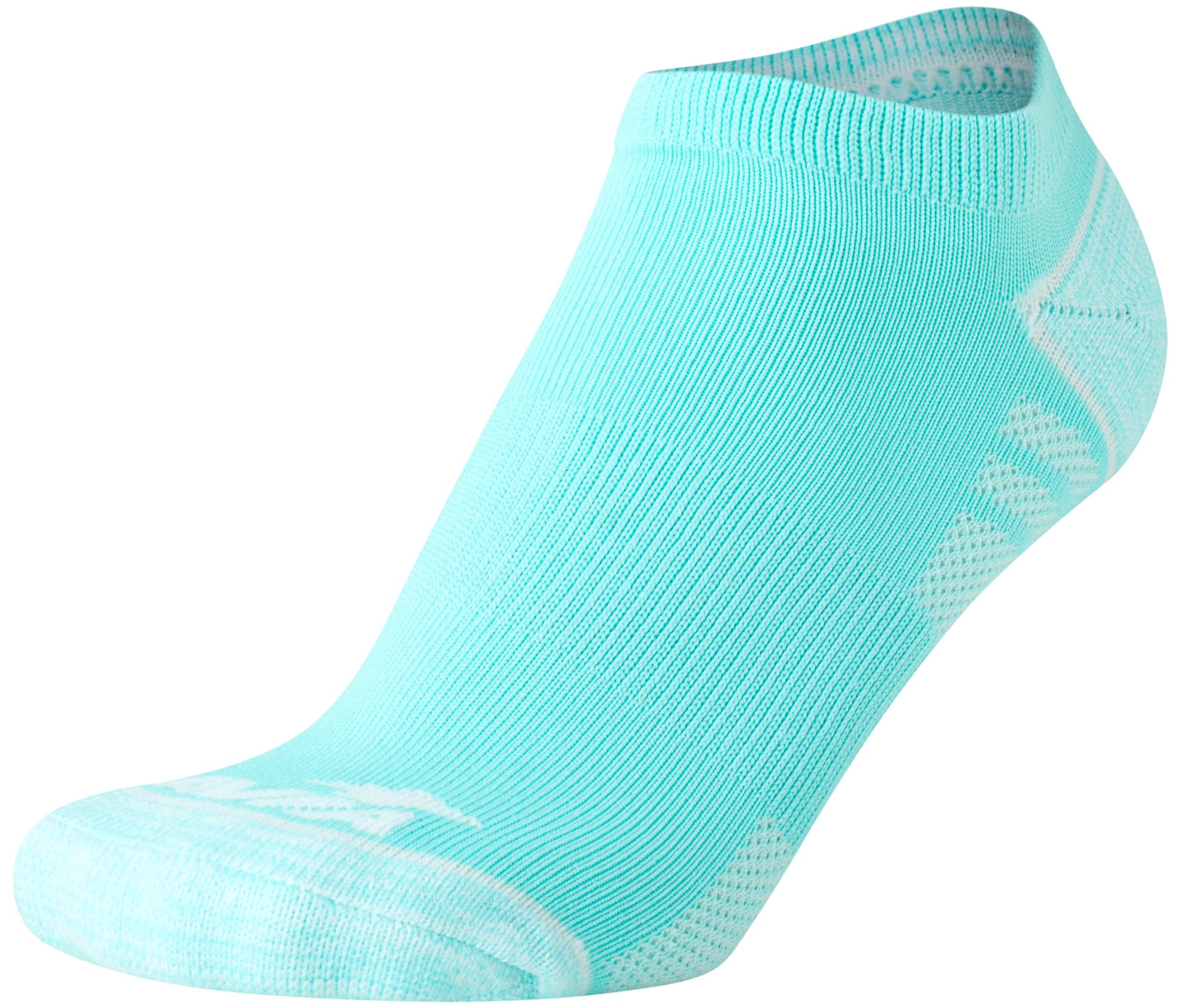 Avia Women's Pro Tech Performance Moisture Wicking Athletic No Show Socks (6 Pack), Size 4-9, Navy