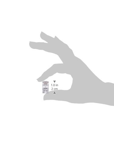 Platinum Tools 100003B EZ-RJ45 Cat5e Connector, 100-Pack