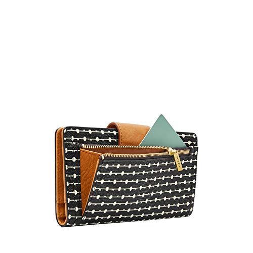 Fossil Women's Logan Leather RFID-Blocking Tab Clutch Wallet
