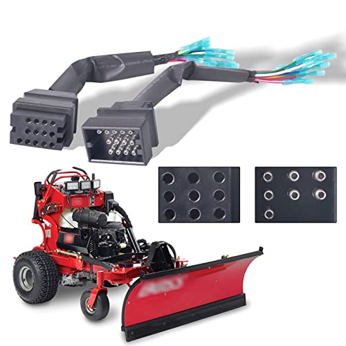 Aumtoni Snow Plow Wiring Harness Repair Kit 2 Pack for Boss Snowplow Blade, 13-Pin Plow & Vehicle Side Repair Harness, Replace# MSC04753, MSC04754