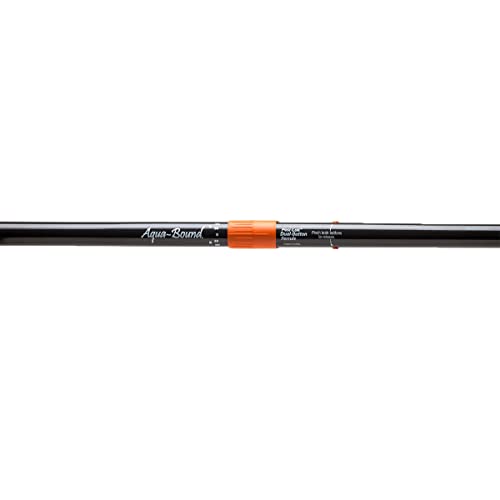 Aqua Bound Aquabound Stingray Hybrid 4-Piece Kayak Paddle with White Fiberglass Blade & Posi-Lok Carbon Shaft, 230 cm