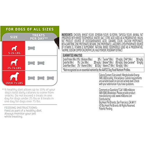 Milk-Bone Good Morning Daily Vitamin Dog Treats for Total Wellness, 15 Ounces
