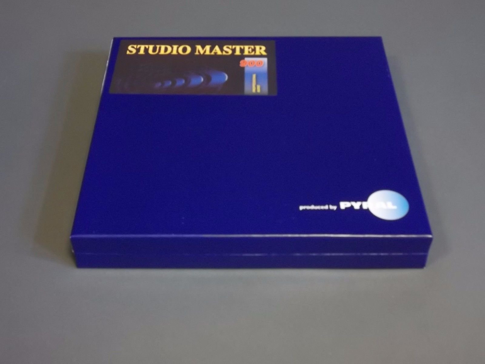 NEW RTM PYRAL BASF SM900 1" 2500' 762m 10.5" Prec. Reel NAB Hinged Box RMG/EMTEC Studio Mastering Tape R34820