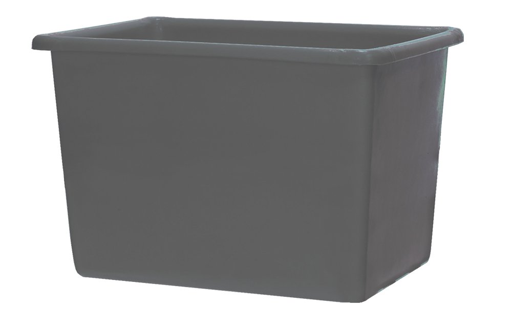 Winholt TUB-6A-GY Bulk Movers with 6 Bushel, Tub Only, Aluminum Base, 24" x 33" x 21" Size, Gray
