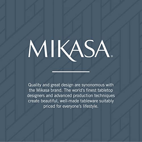 Mikasa Regent Bead 65 Piece Silverware Set, 18.10 Polished Mirror Stainless Steel, Service for 12 with Serving Set