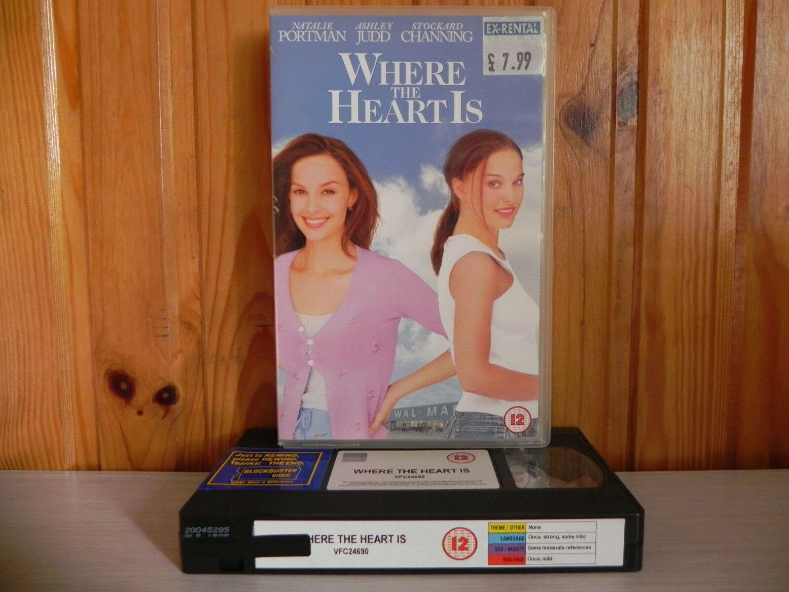 RUNYAO Where The Heart is - Natalie Portman - Large Box - Ex-Rental - Drama - VHS