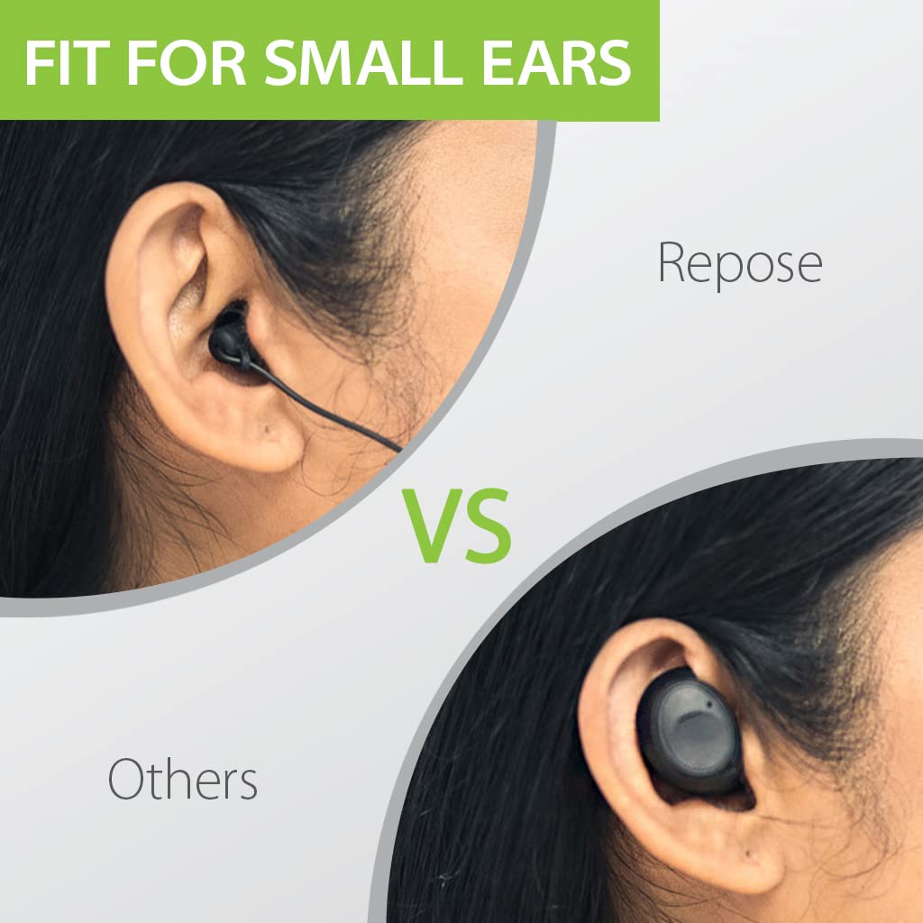 Avantree Repose – Wireless Earbuds for Sleeping with Small Eartips for Narrow Ear Canals and Side Sleepers, Works with an Transmitter for Watching TV, 18H Play Time, Soft & Lightweight Form