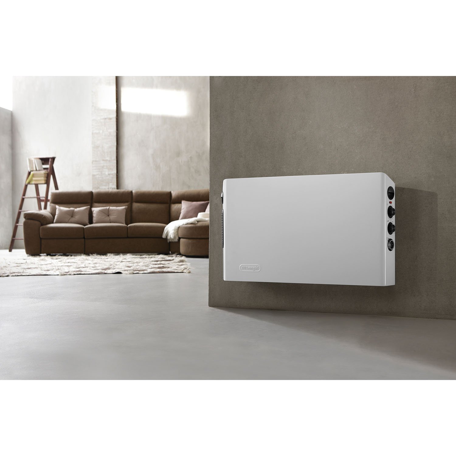 De'Longhi Slim Style Convection Panel Heater, Full Room, Quiet 1500W, portable electric heater,Freestanding/easily Wall mounted, quick heat distribution, Thermostat, Timer, HSX3315FTS