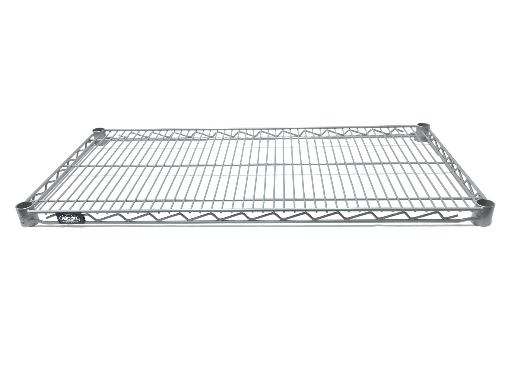 Nexel Wire Shelf, Silver Epoxy Finish, 14"W x 36"L