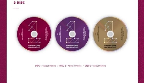 WANNA ONE PREMIER FAN-CON DVD 3DISC+Photobook+11Mini Posters(On Pack)+Pre-Order Benefit+Free Gift
