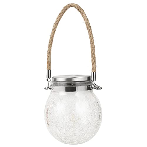 ZHUANYIYI Outdoor Solar Lights Landscape Garden Cracked Glass Atmosphere Lights Home Garden Pavement Decoration Hanging Night Lights
