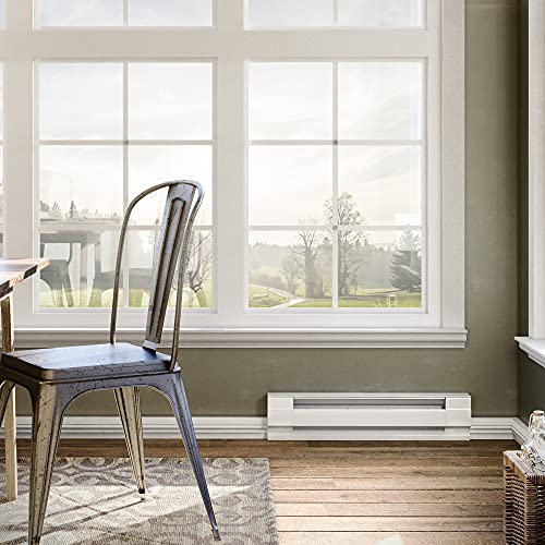 Cadet F Series 30" Electric Baseboard Heater (Model: 2F500-1W Part: 05530), 1710 BTU, 120 Volt, 500 Watt, White