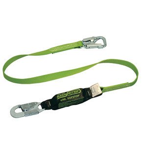 Honeywell ANSI Z359.13 Compliant 25' Cordura Web Lanyard w/1 5K snap Hook & 1 Locking snap Hook 913B/25FTGN