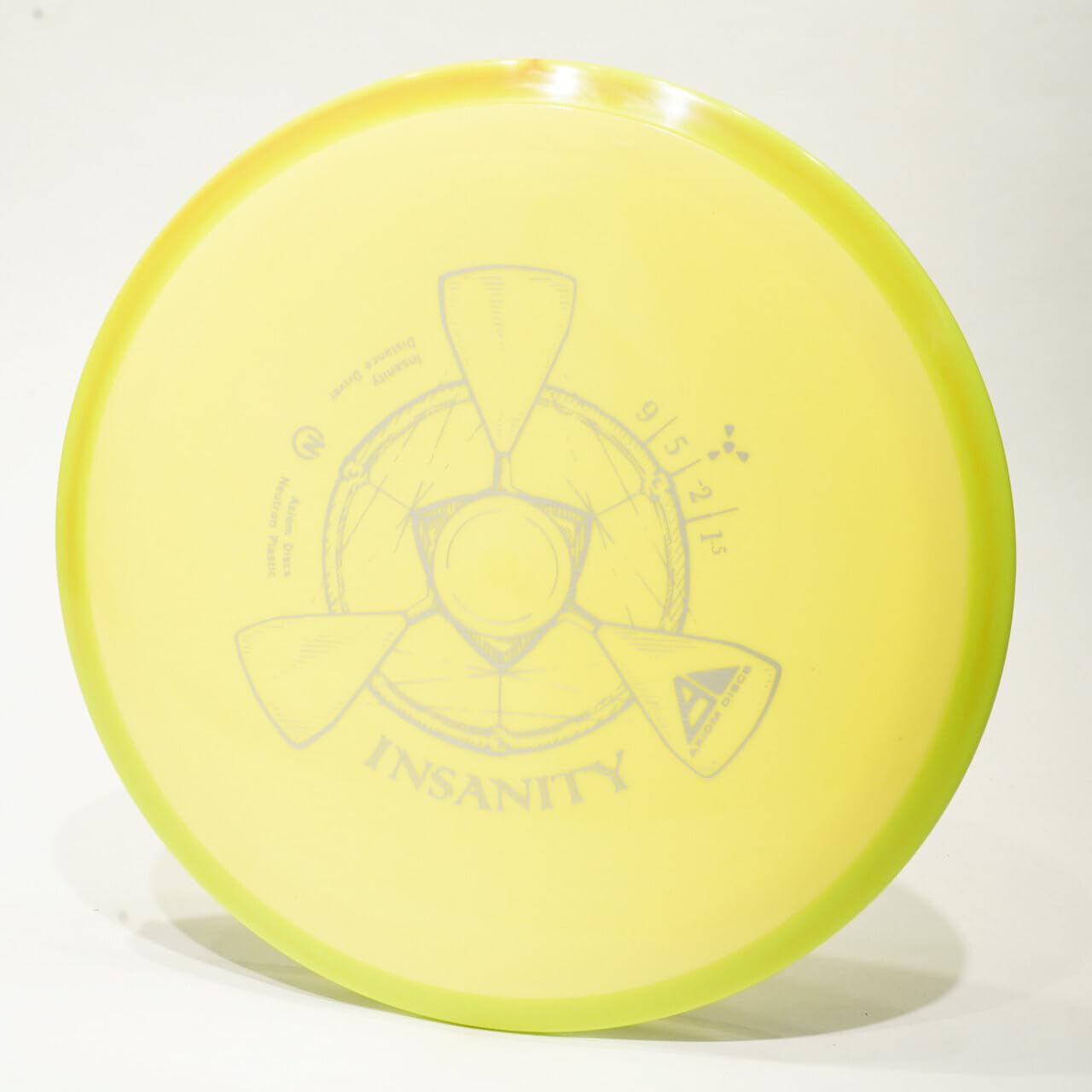 Axiom Insanity (Neutron) Driver Golf Disc, Pick Your Disc 162g Purple w/Red Rim
