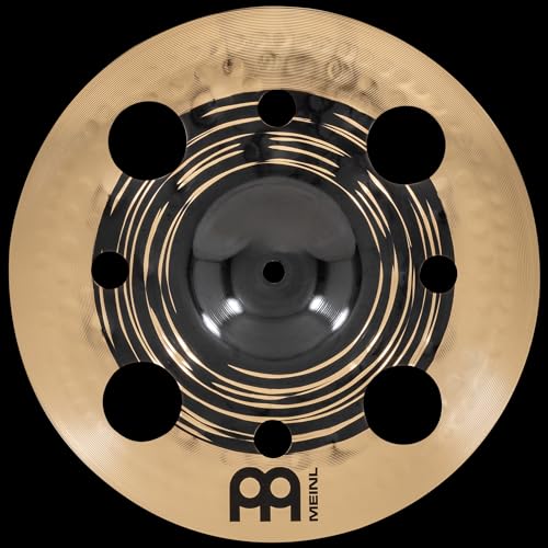Meinl Cymbals Classics Custom Dual 12" Trash Splash Cymbal for Drum Set, Dark/Brilliant — Made in Germany — B12 Bronze, 2-Year Warranty, (CC12DUTRS)