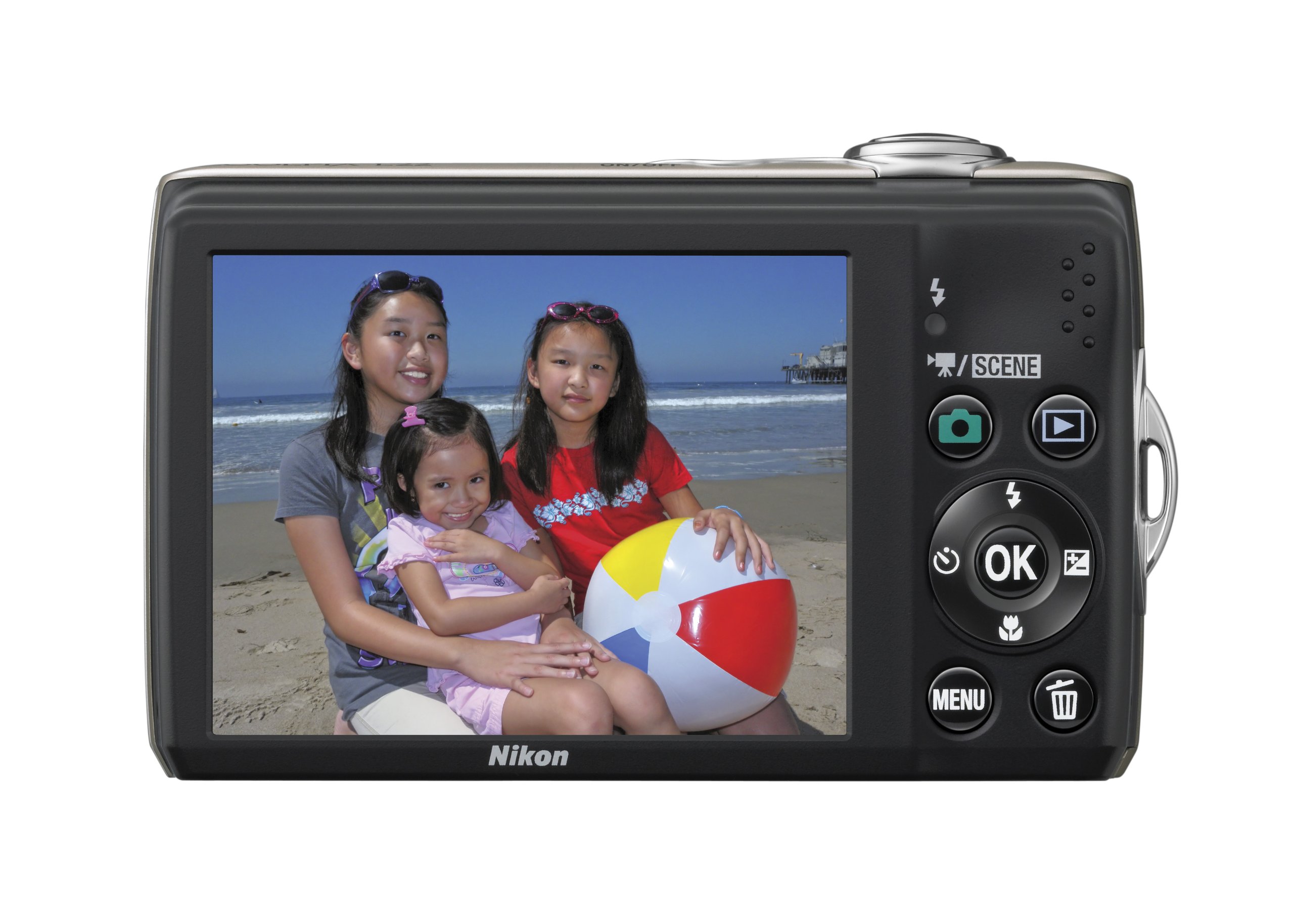 Nikon Coolpix L22 12.0MP Digital Camera with 3.6x Optical Zoom and 3.0-Inch LCD (Silver)