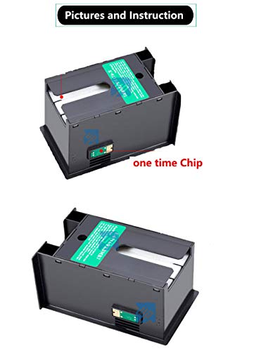 UniPrint T6711 Maintenance Box with chip Compatible for WF-3640 WF-3540 WF3620 WF3520 WF-7611 7621 WF-7210 WF-7710 WF-7720 PX-M5040F ET-16500 Printer