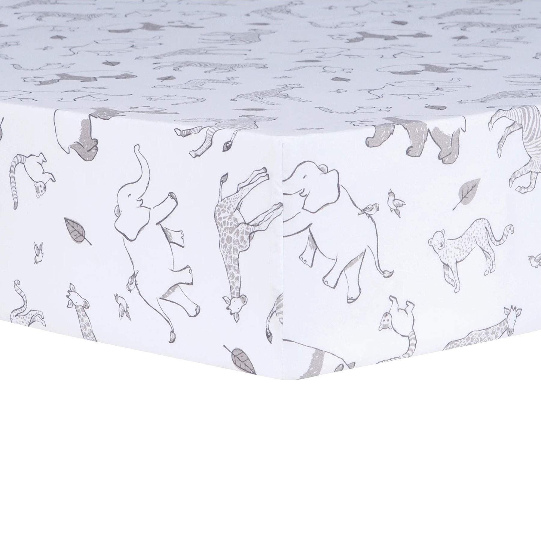 Waverly Congo Line by Trend Lab 5 Piece Crib Bedding Set, Nursery, Gray