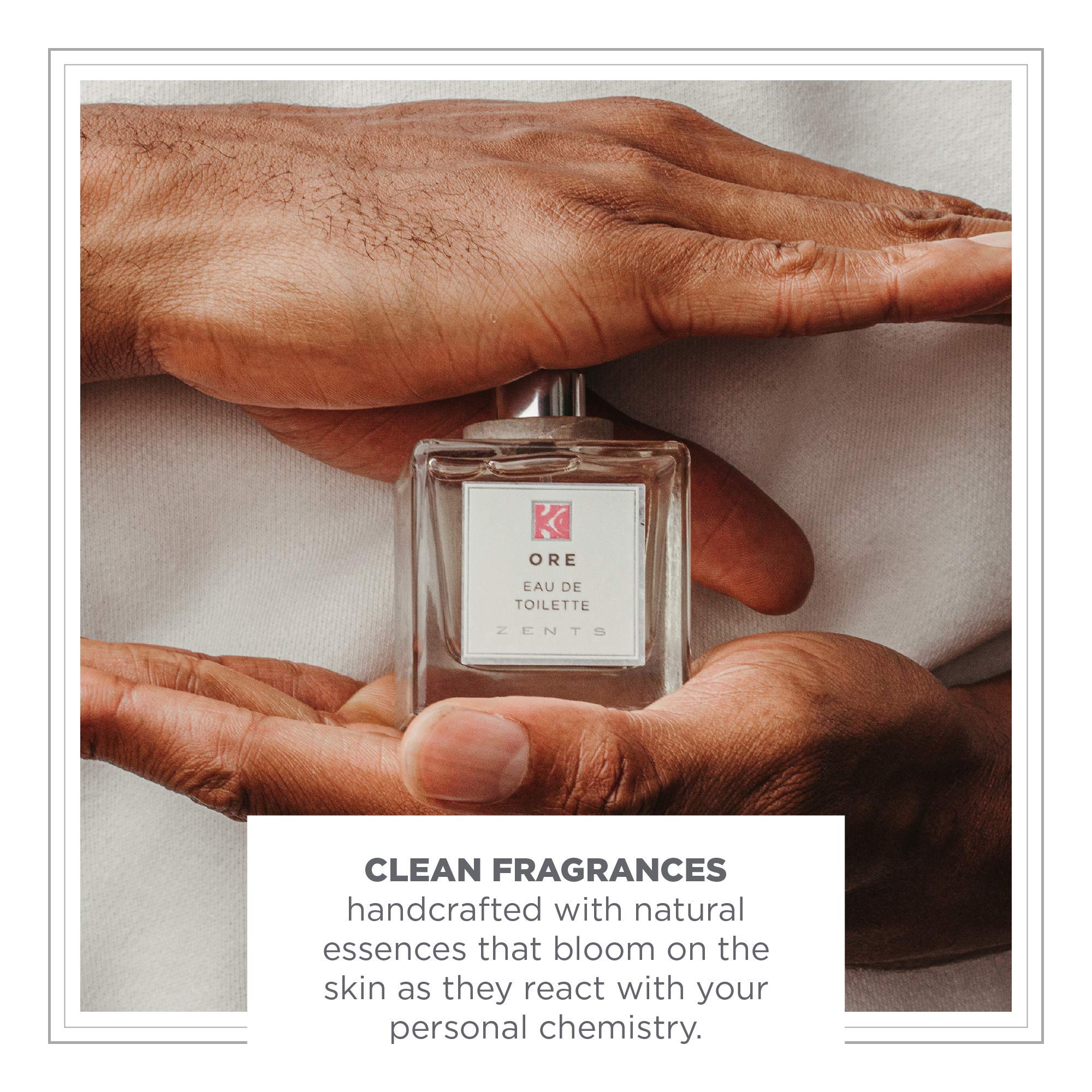 Zents Eau de Parfum (Ore) for Women & Men | Long-Lasting Clean Fragrance with Bay Laurel, Orris & Clove | Spicy & Earthy Scent | 1.69 oz