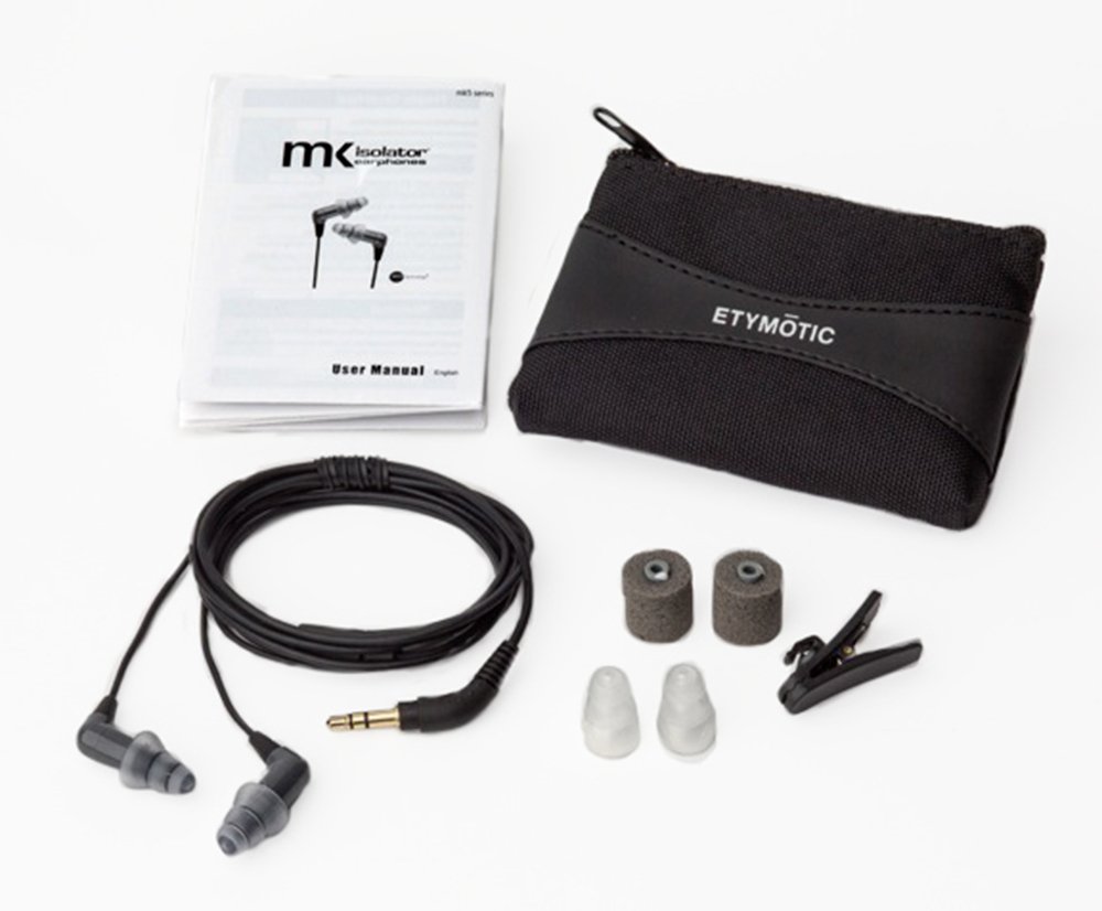 Etymotic Research MK5 Isolator Low Profile Noise-Isolating In-Ear Earphones