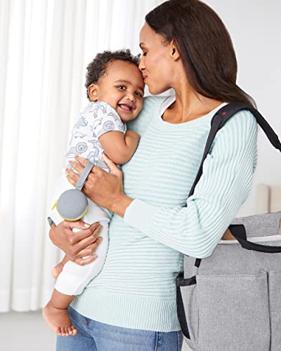 Skip Hop Silicone Pacifier Holder, Grab & Go, Grey