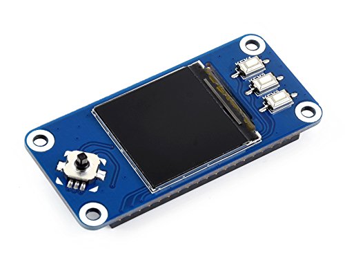 Waveshare 1.3inch IPS LCD Display HAT, Compatible with Raspberry Pi Zero/Zero W/Zero WH/4B/3B, 240x240 Pixels, SPI Interface
