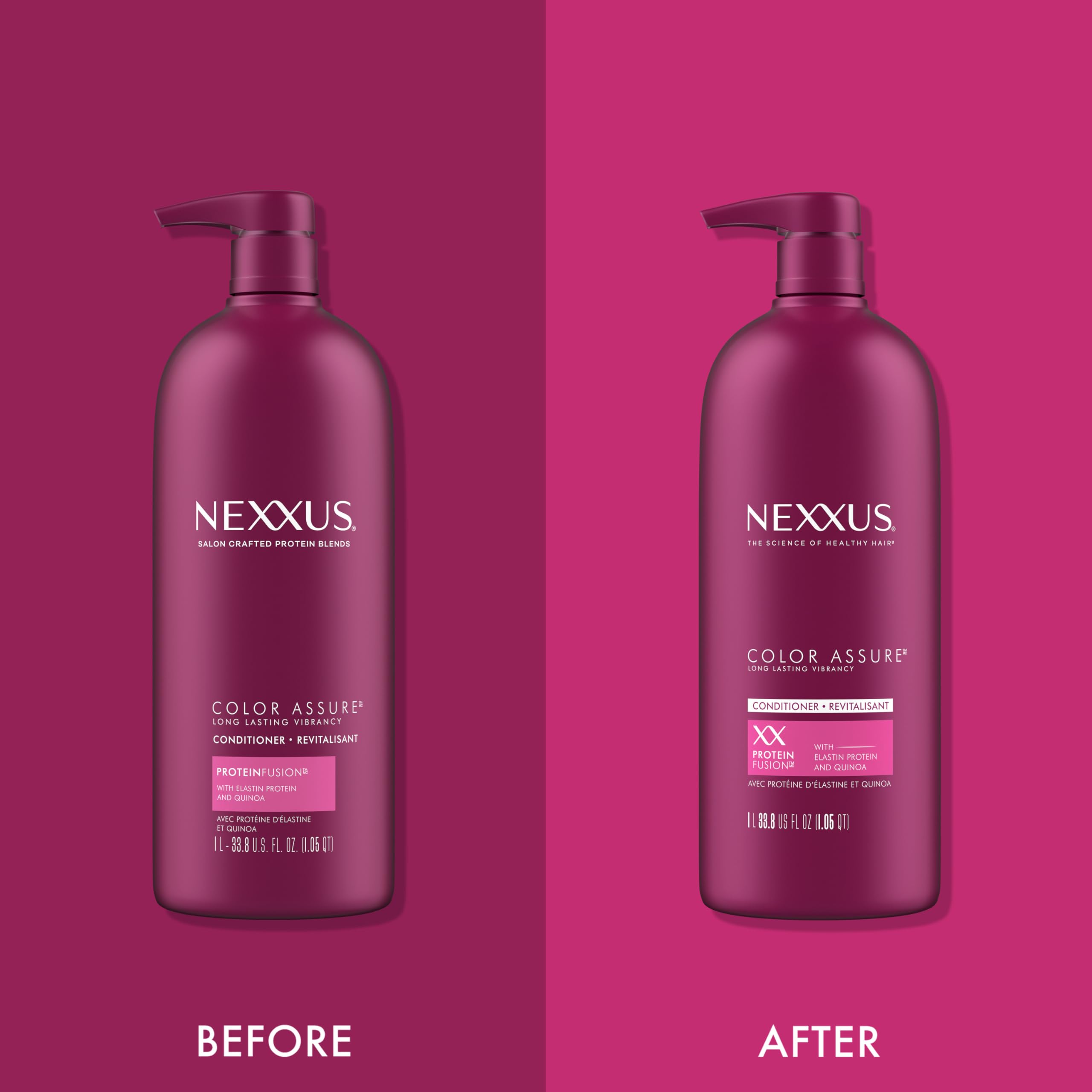 Nexxus Hair Color Assure Conditioner with ProteinFusion, For Color Treated Hair Color Hair Conditioner 33.8 oz