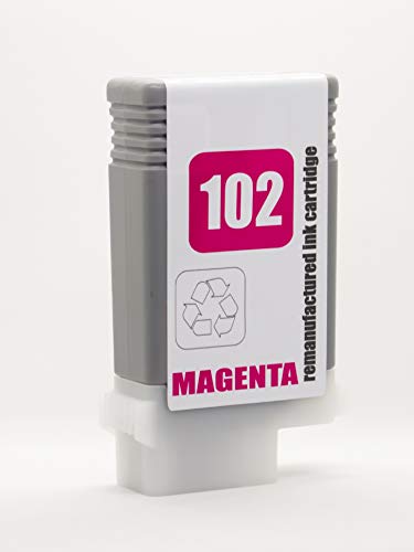 XL-Ink Compatible for Canon PFI-102 / PFI102 6-Pack (2X Matt Black, Black, Cyan, Magenta, Yellow)