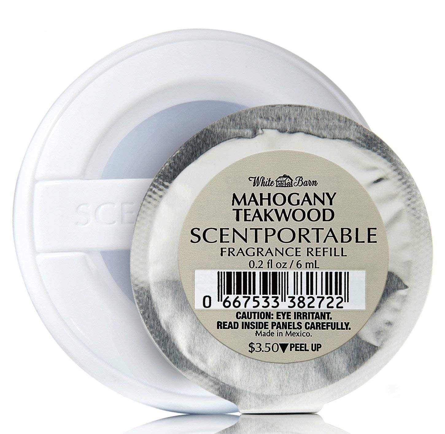 Bath & Body Works Mahogany Teakwood Scentportable Bundle of 4 Refill Discs