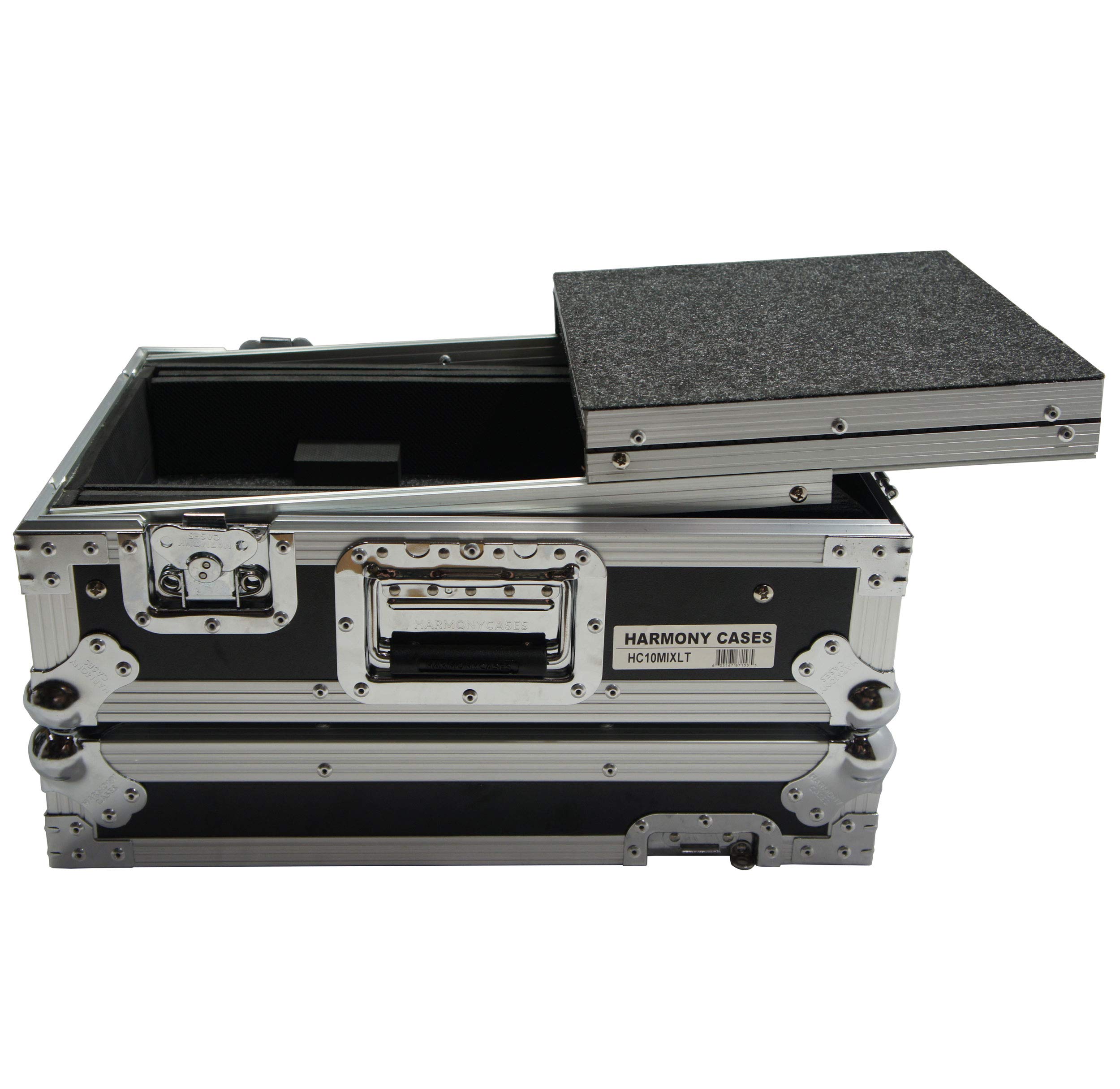 Harmony Audio HC10MIXLT Flight DJ Laptop Glide 10" Mixer Custom Case Compatible with Numark M4